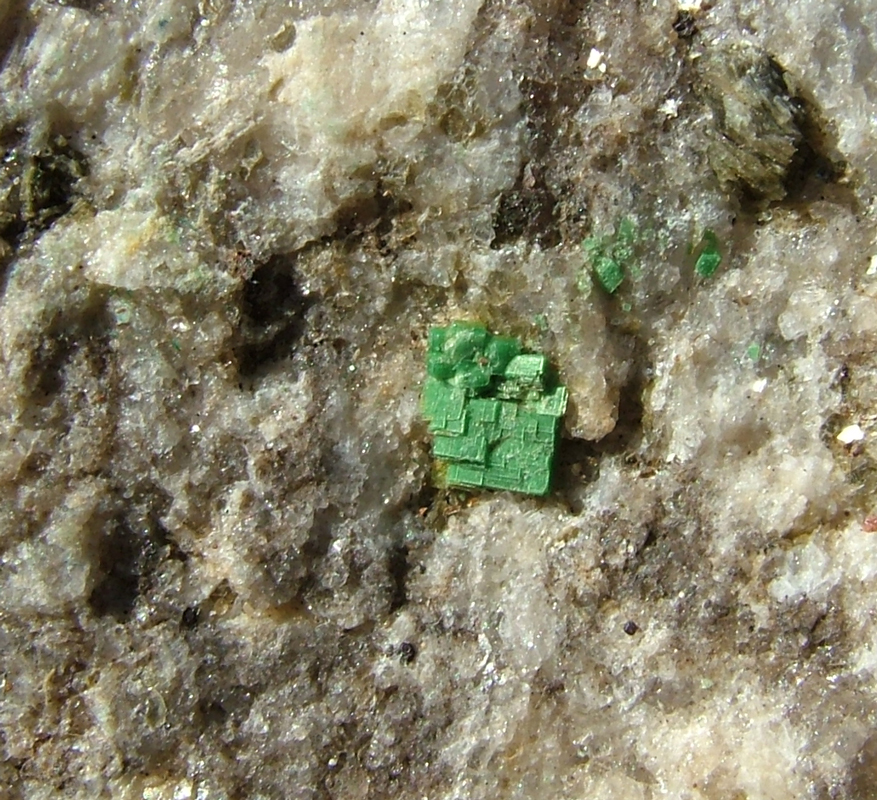 Spruce Pine Torbernite Crystal Specimens - North Carolina